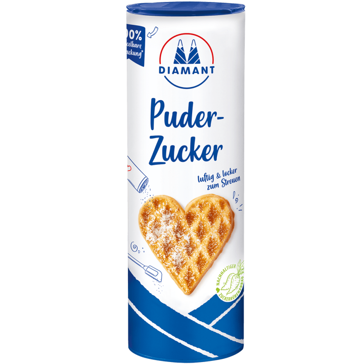 Diamant Puderzucker-Streuer