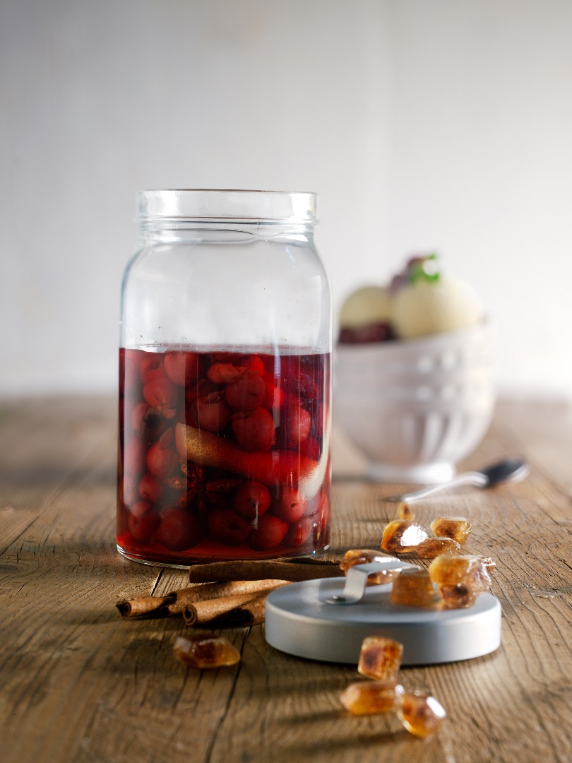 Sauerkirschen in Amaretto